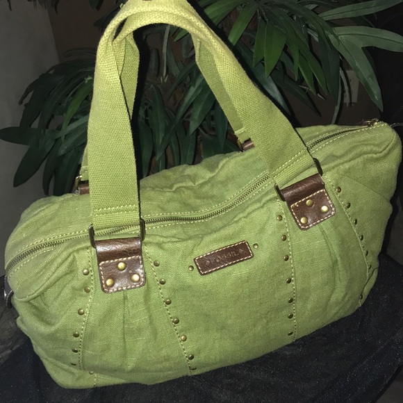 Fossil | Bags | Fssilshoulder Green Bagsize Os | Poshmark